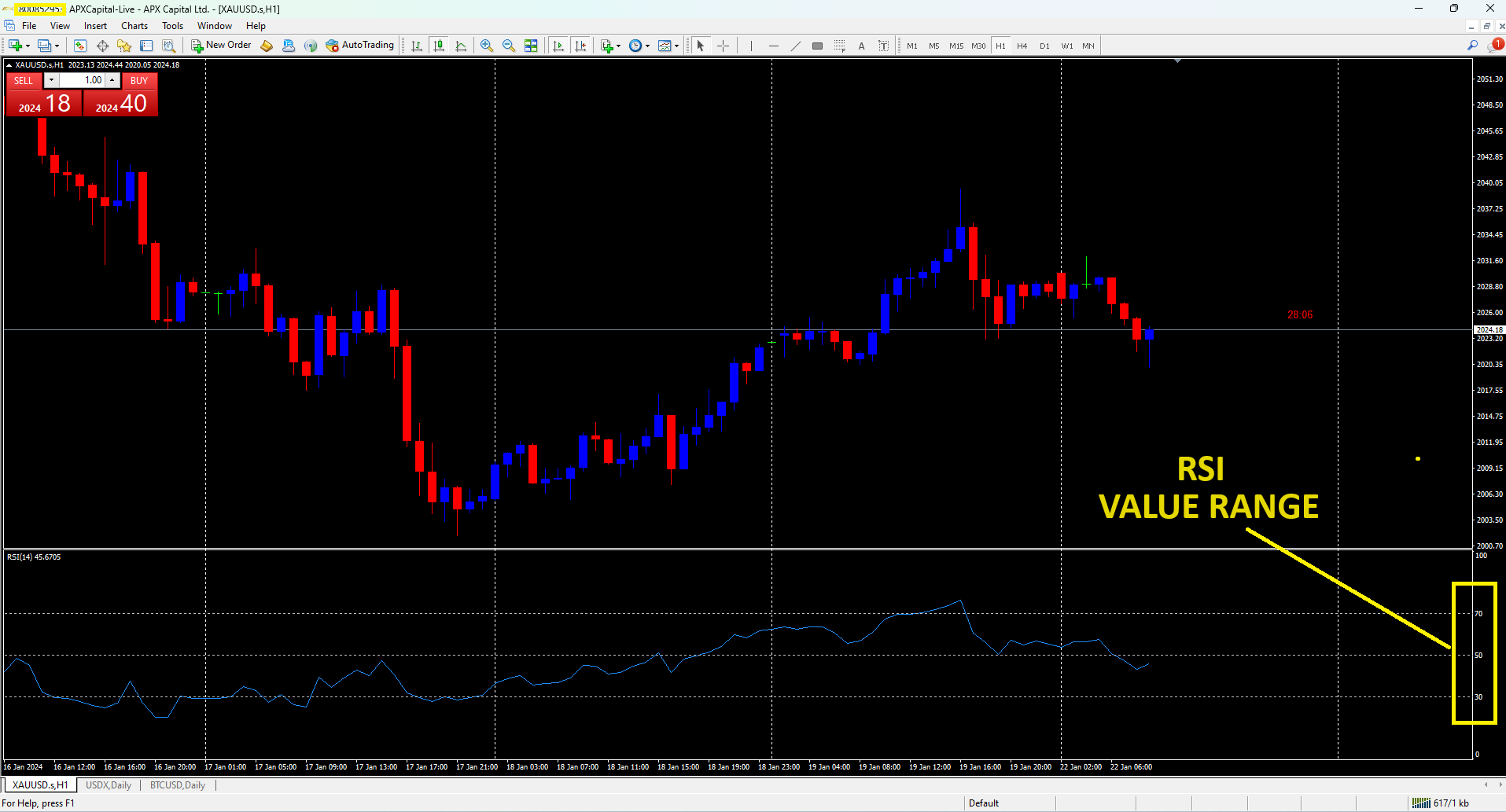 Relative Strength Index (RSI)